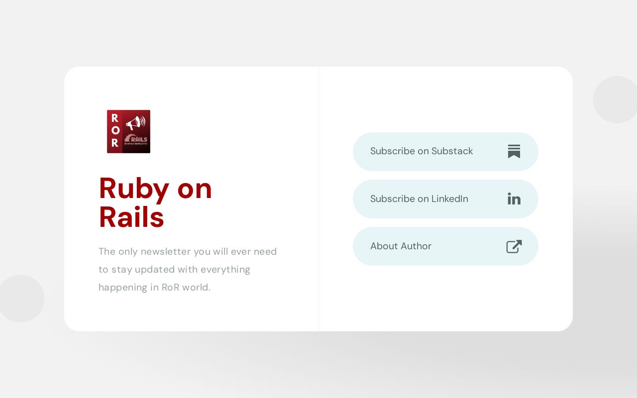 Ruby on Rails - Monthly